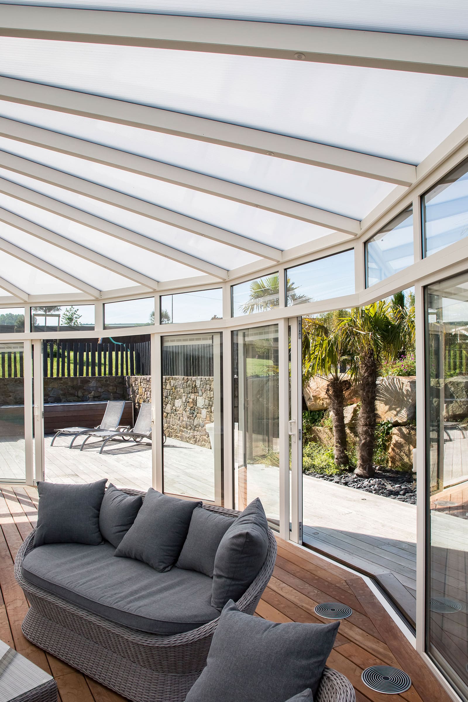 Véranda à vivre en aluminium : fabrication et pose | Concept Abri Belgique