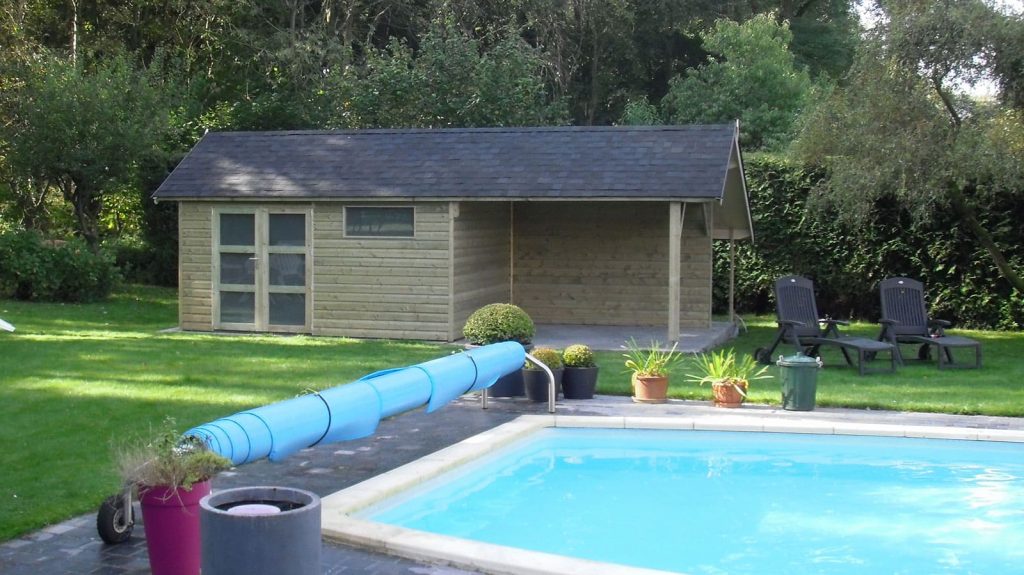 Pool-house sur mesure fonctionnel pour la piscine privée | Concept Abri