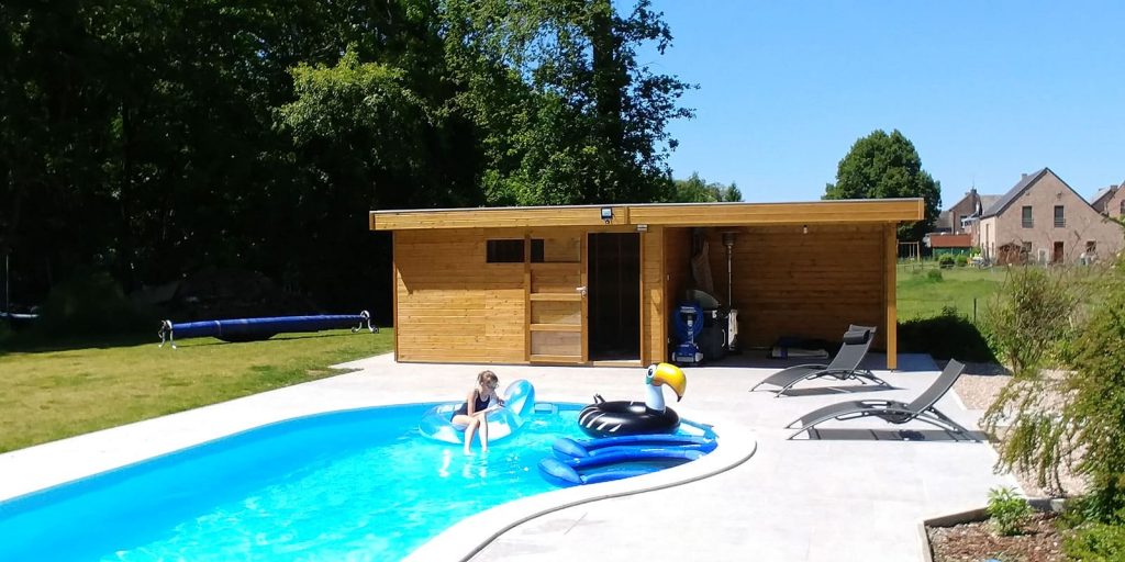 Pool-house sur mesure fonctionnel pour la piscine privée | Concept Abri
