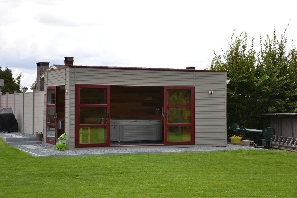 Pool-house sur mesure fonctionnel pour la piscine privée | Concept Abri